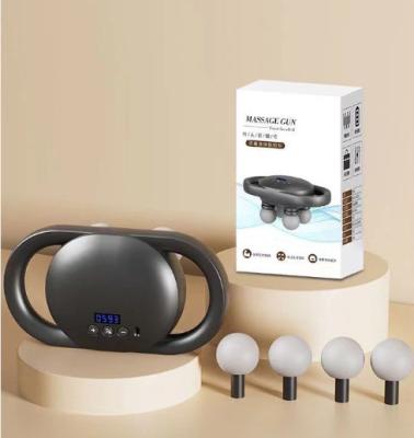 Cina Four Head Fascia Gun Fully Automatic Rechargeable Fascia Gun Full Body Muscle Massager in vendita