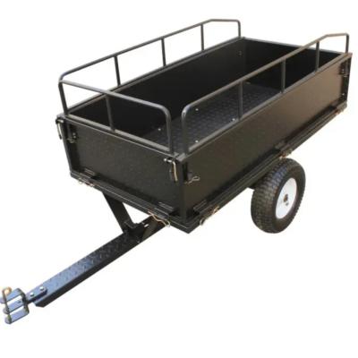 Cina Struttura in acciaio Prato trattore Tiller rimorchio Garden Dump Truck Acciaio ATV Dump Truck Acciaio ATV rimorchio Heavy Duty rimorchio Giardino rimorchio Fast Release Buckle in vendita