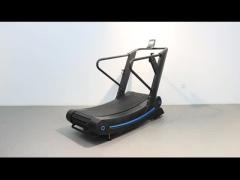 Fitness Non Powered Curved Mechanical Treadmill Running Workout Machine
