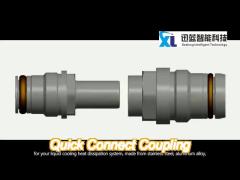 high quality stainless steel aluminum alloy or brass tfd blind mating fluid connector