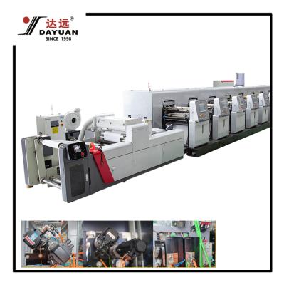 China FLP650/8-A Full-Process Servo Closed-Loop Tension-Controlled Flexographic Printing Press with 150m/min Speed and ±0.1mm Accuracy for sale
