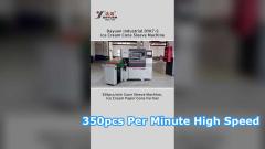 Dayuan Ice Cream Cone Sleeve Machine(DYK7-S)4-Axis Servo 350pcs/min Former