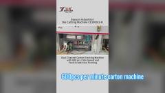 Dayuan CE1000/2-B Carton Forming Machine | 600pcs/min Cold Glue Optional