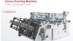 High Speed Hamburger Box Making Machine L1560 4a