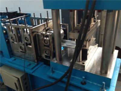 China Singe Chain Driven Door Frame Roll Forming Machine For Door Shutter 5.5KW for sale