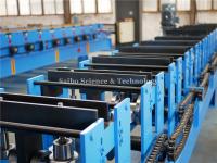 China Wall Panel Structure Eave Gutter Roll Forming Machine With Chain Drive for sale
