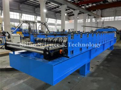 Cina Macchina per la formazione di rotoli di piastrelle a trazione a catena per piastre di acciaio colorate con 15 stazioni in vendita