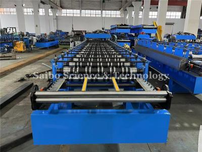 Cina Macchina per la formazione di rotoli di piastrelle a trazione a catena per piastre di acciaio colorate con 15 stazioni in vendita