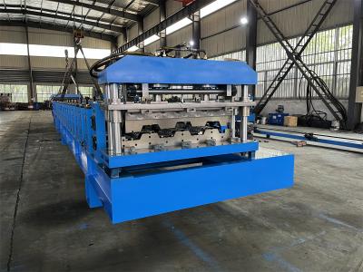 Cina Pre-taglio idraulico pavimento Deck Roll Forming Machine completamente personalizzato in vendita