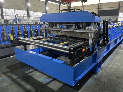 Cina Pre-taglio idraulico pavimento Deck Roll Forming Machine completamente personalizzato in vendita