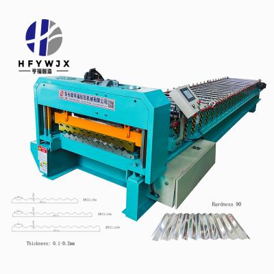 China High Precision Cold Hard Plate Forming Machine With PLC Electronic Control System For Corrugated Roofing Sheets for sale