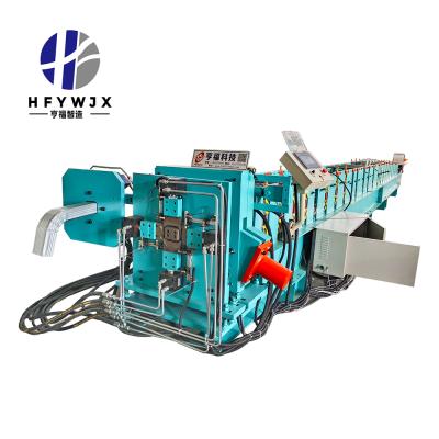China Hydraulic Pressure DownSpout Making Machine with PLC Control and 16 Forming Stations for Roof and Wall for sale