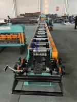 China Gutter Downspout Roll Forming Machine PLC 0.3-0.8mm for Rainwater Pipe Production for sale