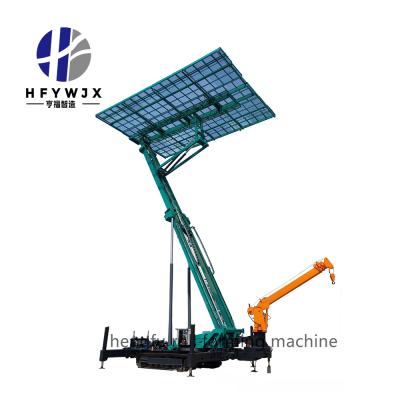 China High Altitude Roll Forming Machine Platform with 18.5m Lifting Height 8t Capacity and Hydraulic Driven for Steel Structure Construction for sale