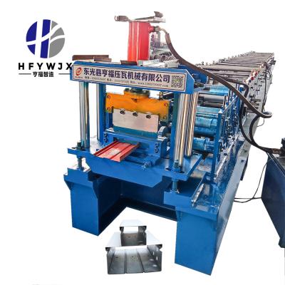 China Automatic PLC Control Cable Tray Roll Forming Machine with Chain Wheel and Chain Drive and Punching Die with Shear for sale
