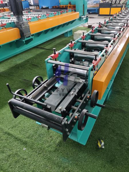 Quality PLC Intelligent Ridge Cap Roll Forming Machine 350H Steel Frame 310mm Feeding for sale