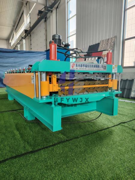 Quality High Precision Double Layer Roll Forming Machine 0-35M/min Speed 7.5KW for sale