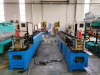 China Roller Shutter Door Roll Forming Machine 16mm Wall Plate PLC Control for sale