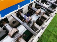 China PLC Controlled Roller Shutter Door Roll Forming Machine 15-16 M/Min 220V 3 Phase for sale