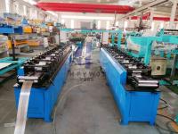 China PLC Controlled Roller Shutter Door Roll Forming Machine 15-16 M/Min 220V 3 Phase for sale