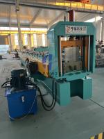 China Heavy Duty Gutter Downspout Making Machine 0.3-0.8mm 5.5kw Roll Forming Equipment for sale