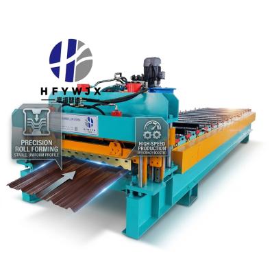 China 980 Model Glazed Tile Roll Forming Machine with 16 Roll Forming Stations and PLC Control System for Roof Tiles for sale