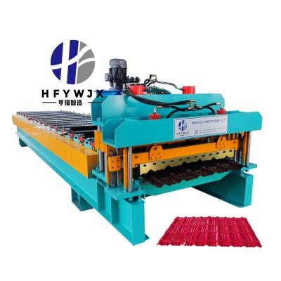 China High Efficiency Automatic 980 Glazed Tile Roll Forming Machine with 16 Stations and PLC Control for sale