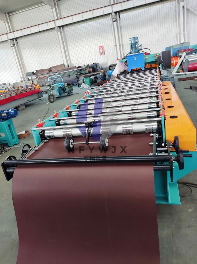 1020 Glazed Tile Roll Forming Machine side view