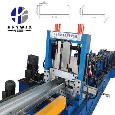 China Full Automatic C&Z Purlin Forming Machine Quick Change And PLC Control System for sale
