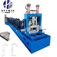 China Full Automatic CZ Purlin Roll Forming Machine PLC Control 13 Sets Exchange Modules for sale