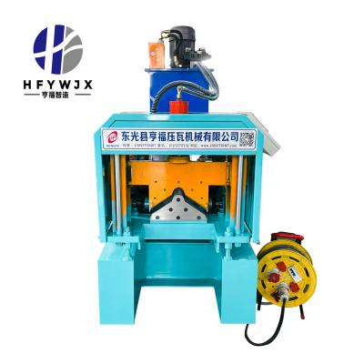 China 18 Stations 300 Ridge Cap Roll Forming Machine with 1 Inch Chain Drive and PLC Control for sale