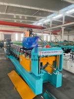 China Hydraulic Ridge Cap Roll Forming Machine 18 Stations 380V 50Hz for Metal Roofing for sale