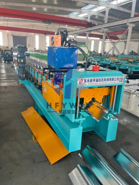 Quality Fully Automatic Hydraulic Driven 400mm Input Ridge Cap Roll Forming Machine with for sale