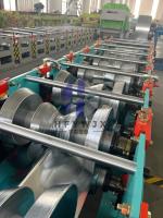 China Fully Automatic Hydraulic Ridge Cap Roll Forming Machine 400mm Input PLC Control for sale