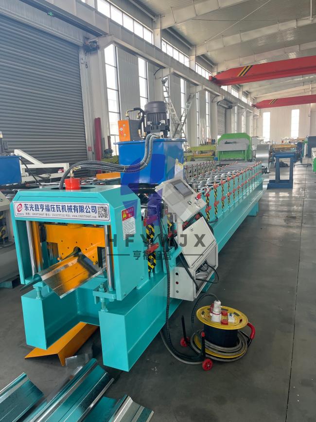 300 Ridge Cap Roll Forming Machine side view