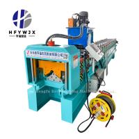 Quality Fully Automatic Hydraulic Driven 400mm Input Ridge Cap Roll Forming Machine with for sale
