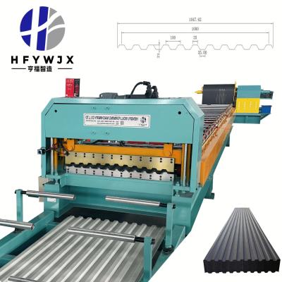 China Metal Roofing C21 Roll Forming Machine with 0-40M/min Speed 11kw Main Motor and Chain Drive for sale