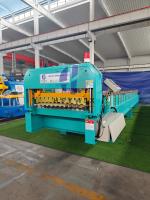 China C21 Roofing Sheet Roll Forming Machine 0.3-0.8mm PPGI 23 Row High Precision Linear Guide for sale