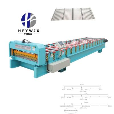 China Full Automatic 890 Profile Roof Trapezoidal Sheet Forming Machine With PLC Control System for sale