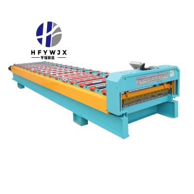 China Automatic 890 Profile IBR Trapezoidal Roof Sheet Roll Forming Machine with 16 Row Molding, 7.5kw Motor Power, and 0-40m/Min Forming Speed for sale