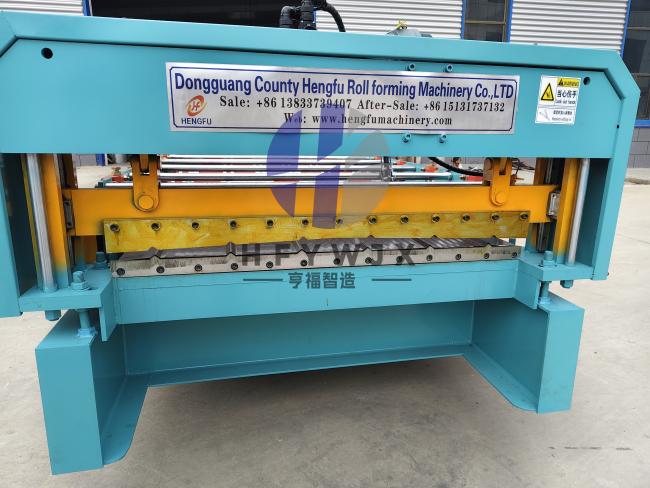 High Speed 890 Roll Forming Machine - Front View