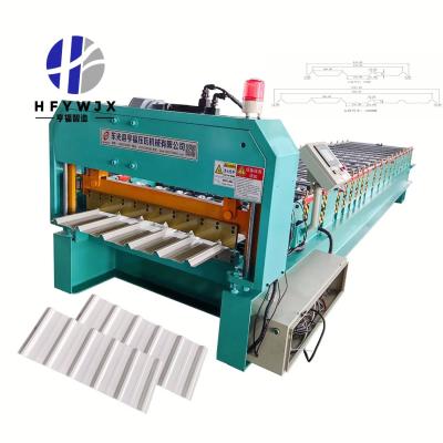 China Corrugated PLC Control Trapezoidal Roll Forming Machine 40M/min For Trapezoidal Roof Sheets for sale