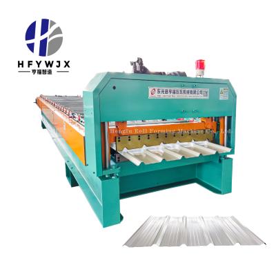 China 1000 Type High Speed 13 Row Trapezoidal Roll Forming Machine With 12-15M/Min Forming Speed for sale