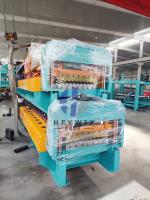 China Double Layer Corrugated Sheet Roll Forming Machine 7.5KW PLC Control for sale