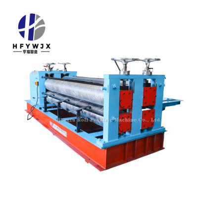China Horizontal Barrel Corrugated Roll Forming Equipment With PLC Control And 750mm-1250mm Rolling Width for sale