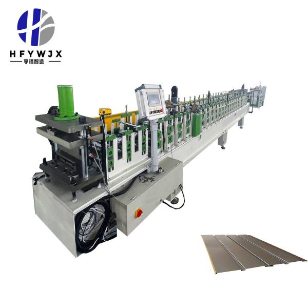 Quality Electric 22 Rows Profile Wall Cladding Roll Former Machine Hydraulic Shears Cutting for sale