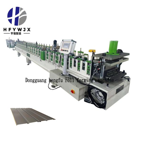 Quality Fully Automatic 22Rows Wall Cladding Roll Forming Machine 4kw PLC Control for sale