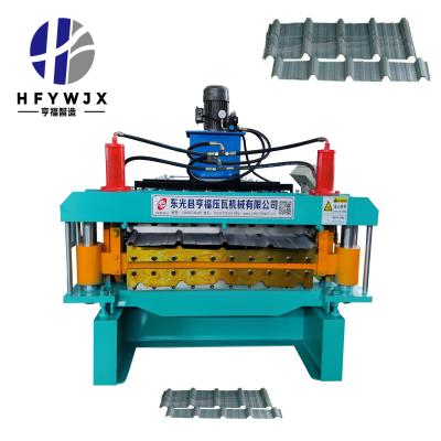China Hydraulic Pressure Transmission Double Layer Roofing Sheet Machine 45# Steel Rollers for sale