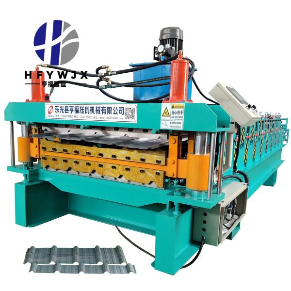 Quality High Precision Double Layer Roll Forming Machine 0-35M/min Speed 7.5KW for sale