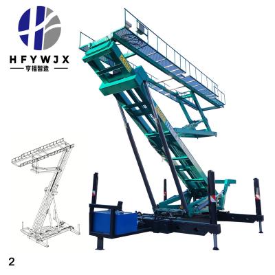 China Industrial Hydraulic Driven High-altitude Lifting Platform with 18.5m Lifting Height and 8t Capacity for sale